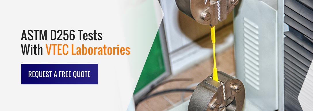 ASTM D256 Izod Impact Testing | VTEC Laboratories