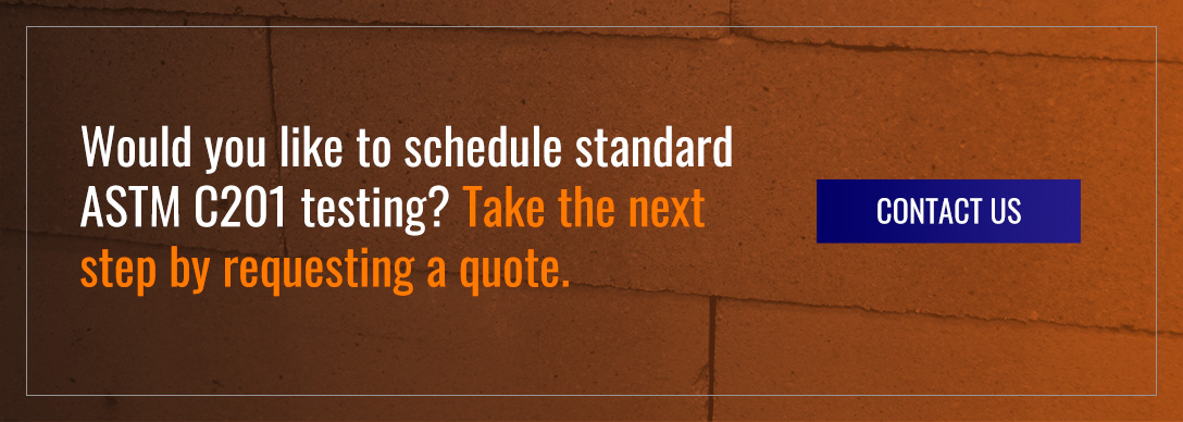 ASTM C201 | Thermal Conductivity of Refractories | VTEC Labs